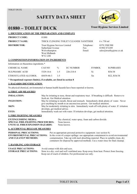 Domestos Thick Bleach Safety Data Sheet Cheapest Selling | www ... Domestos Thick Bleach Safety Data Sheet Cheapest Selling | www ...