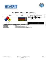 MSDS - Spectrum Chemical