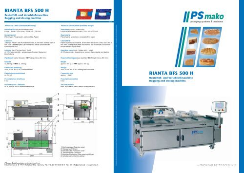 rianta bfs 500 h - PS mako GmbH