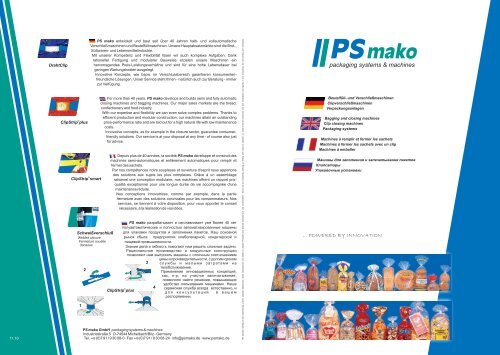 packaging systems & machines - PS mako GmbH