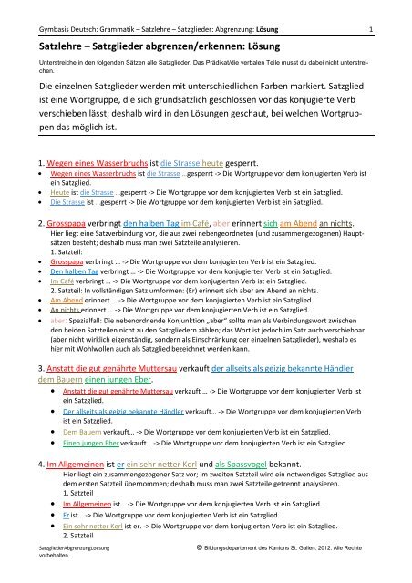 Satzglieder Goetheschule, 56% OFF | www.pinnaxis.com