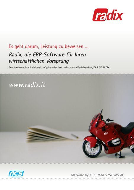 ihr erfolg mit radix! - ERP Software