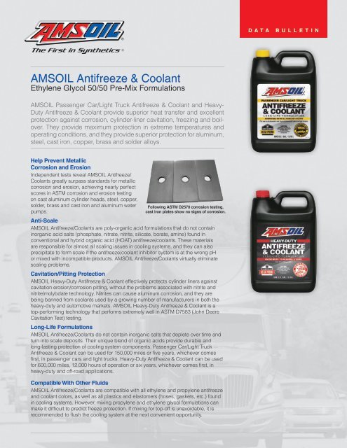 AMSOIL Antifreeze & Coolant