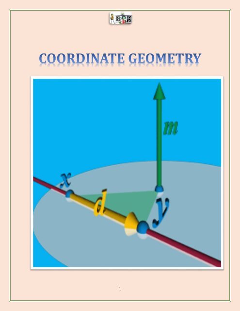 COORDINATE GEOMETRY
