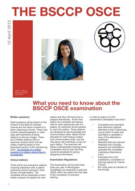 OSCE Information