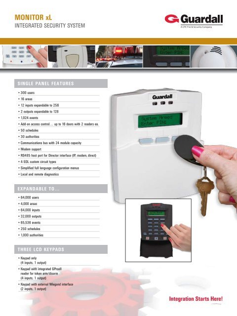 Guardall-Verex XL Alarm Pannel - Post Browning