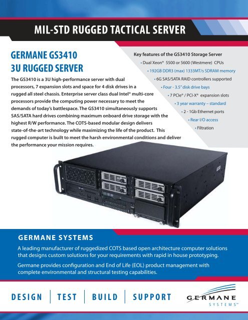 GS3410 - Germane Systems