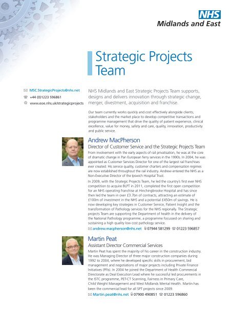 Strategic Projects Team - Strategicprojectseoe.co.uk