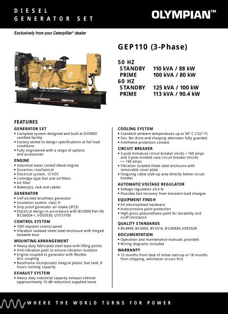GEP110 (3-Phase) - E-TEC Power Management