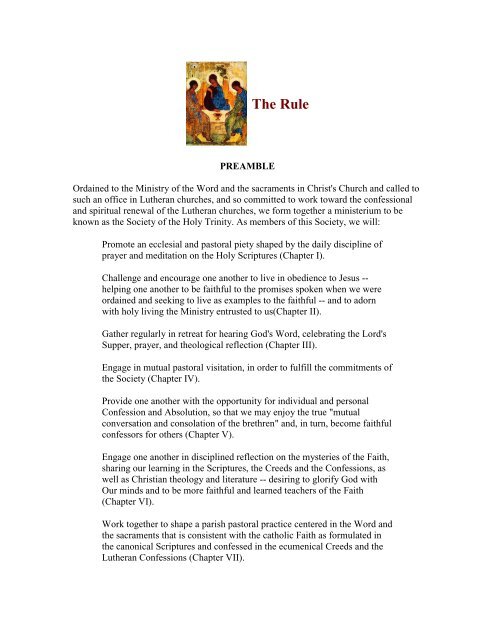 (pdf) format - The Society of the Holy Trinity