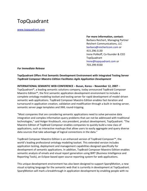 TopQuadrant - BIRT Exchange