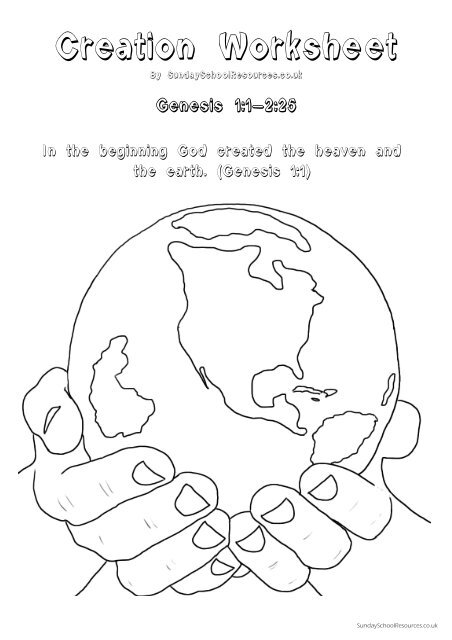 Sunday School Printables