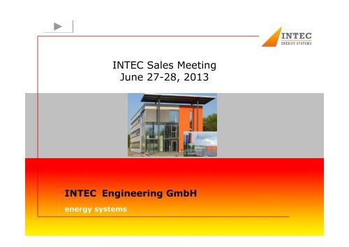 The fluidised bed combustion system - INTEC Engineering GmbH