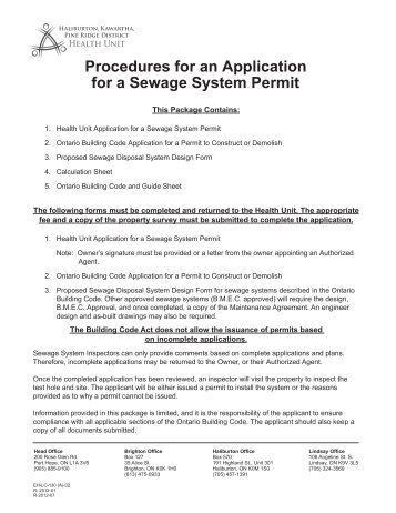 Bottomless Sand Filter Septic System Permit - Klamath County