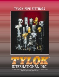 TY-FLO 3-PC Ball Valve Catalog - Tylok International, Inc.