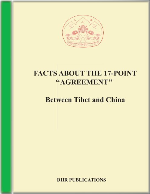 Facts About 17-Point â Agreementâ Between Tibet and China