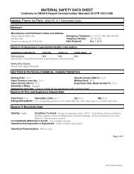 material safety data sheet - Pyropak