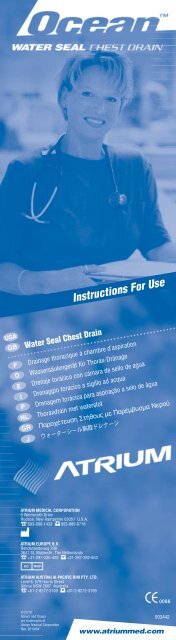 Ocean #3442 - Atrium Medical Corporation