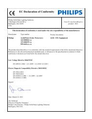 Declaration of Conformity - Philips Lighting Poland