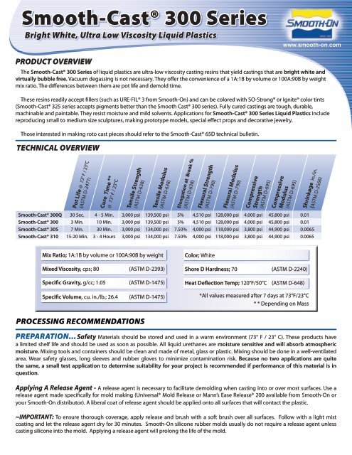 Smooth-Cast® 300 Series
