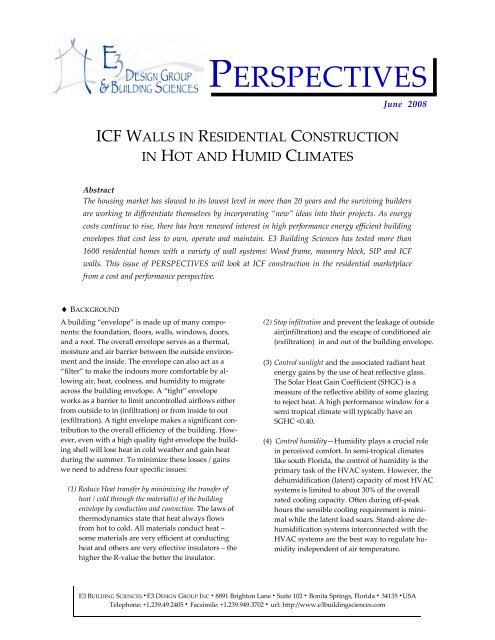 ICF White Paper - Quad-Lock Building Systems