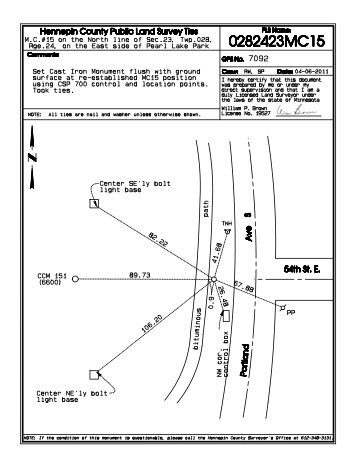 Lab fill in manual public land survey system section chart for section ...
