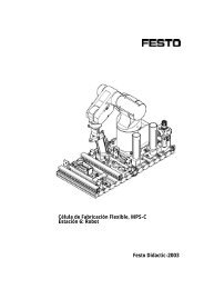 Célula de Fabricación Flexible, MPS-C Estación 5: Pulmón Festo ...