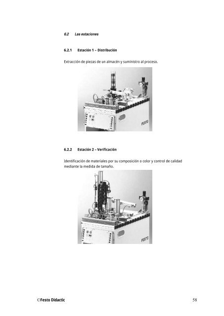 6.2 Las estaciones6.2.1