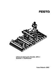 Célula de Fabricación Flexible, MPS-C Estación 5: Pulmón Festo ...