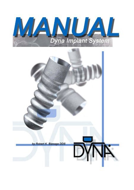 Dyna Implant Manual - Dyna Dental