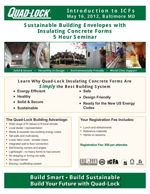 Sustainable - Quad-Lock Building Systems