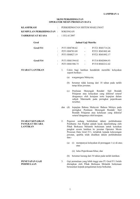 Operator Mesin Prosesan Data