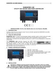 INSTRUKCJA EUROSTER 2020 - Logitron