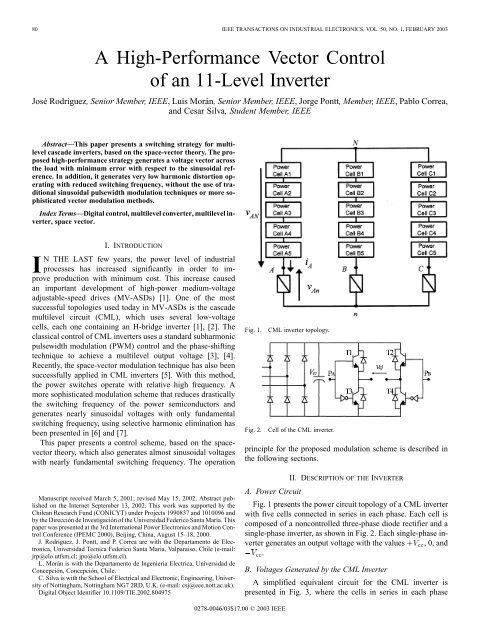A high-performance vector control of an 11-level inverter - Industrial ...