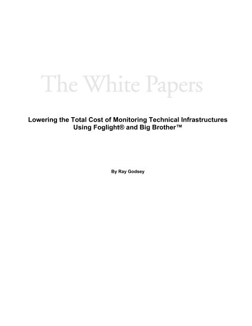 Big Brother - Quest Software