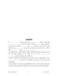 Format 0f Rectification Deed