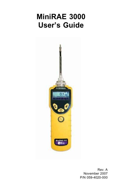 Understanding And Operating The PpbRAE 3000, 47% OFF