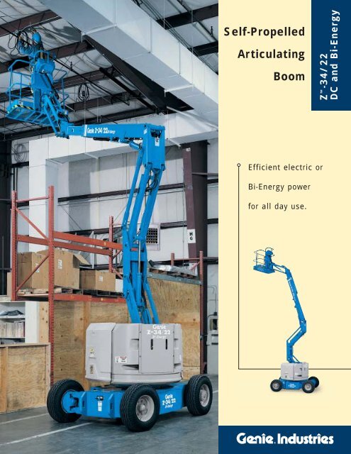 Self-Propelled Articulating Boom