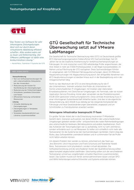 Case Study (PDF) - VMware