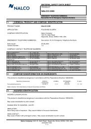 NALCOÂ® 2360 - N. Bucher AG