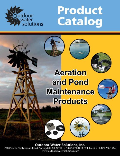 2012 Product Catalog - Outdoor Water Solutions
