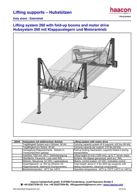 Datenblatt (.pdf) - Haacon