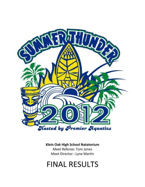 FINAL RESULTS - TeamUnify