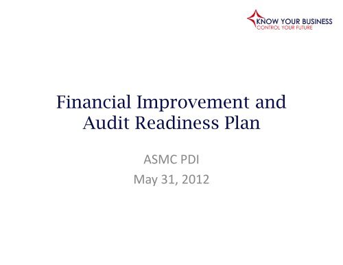 40. Financial Improvement/Audit Readiness (FIAR) 101 - PDI 2012