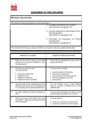 Self Inspection Report - City Risk Management
