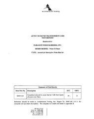 Noise D-Fence NRC Sound Test Report - ASTM C423
