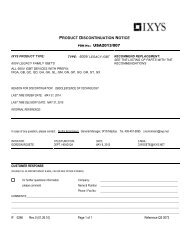 Philips Semiconductors, Inc. Product Discontinuation Notice DN48A ...