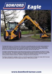 BOMFORD ROBIN 3.4 & 4.3 Reach Arm Mower - Bomford Turner