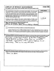 CONFLICT OF INTEREST QUESTIONNAIRE FORM CIQ