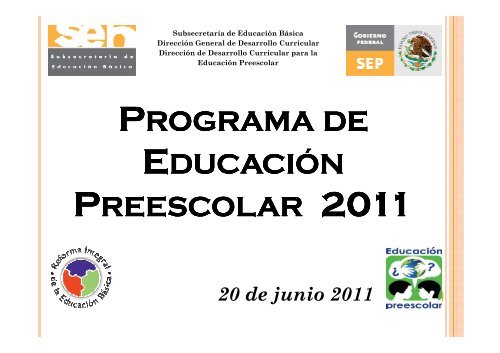 Programa de EducaciÃ³n Preescolar 2011